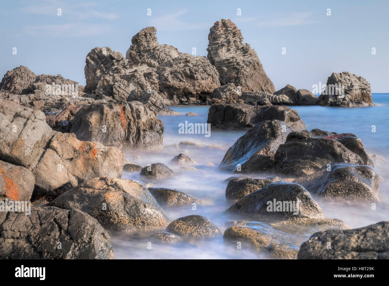 Aci Trezza, Riviera dei Ciclopi, Catania, Sicily, Italy Stock Photo - Alamy