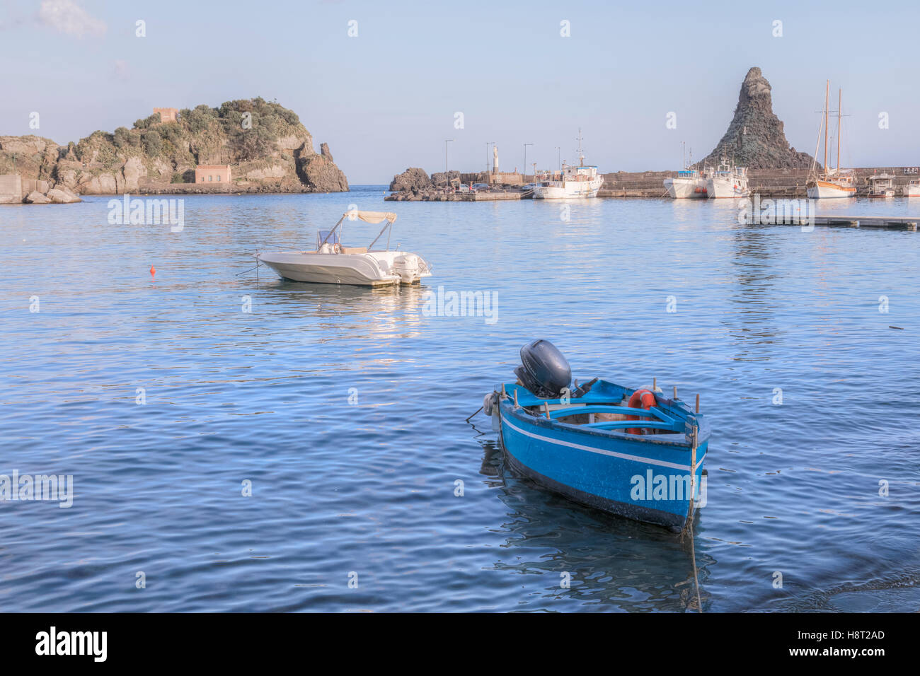 Aci Trezza, Riviera dei Ciclopi, Catania, Sicily, Italy Stock Photo - Alamy