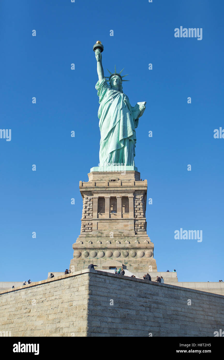 Statue of liberty pedestal construction hi-res stock photography and ...