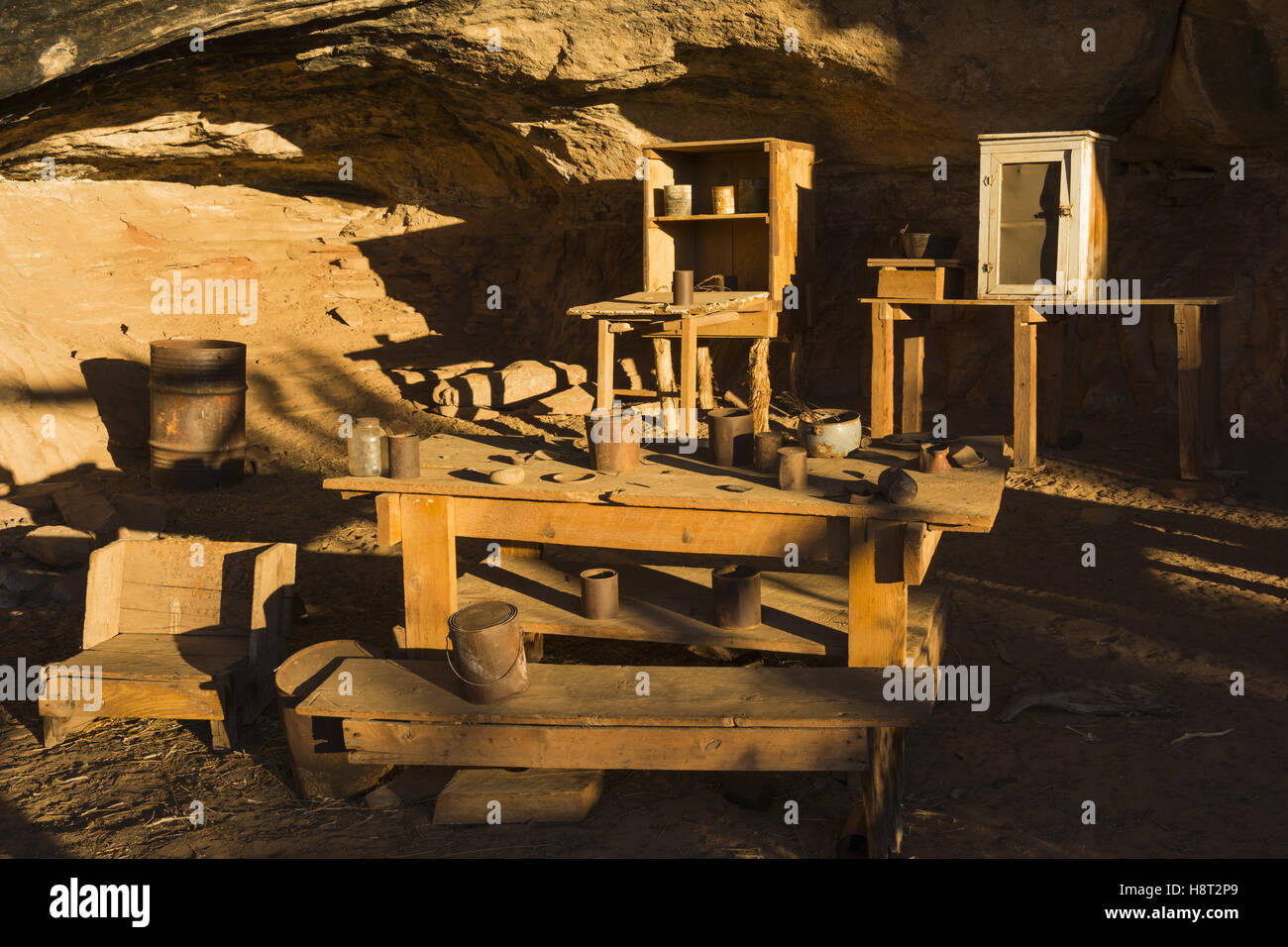 Utah, Canyonlands National Park, Needles District, Cave Spring Cowboy ...