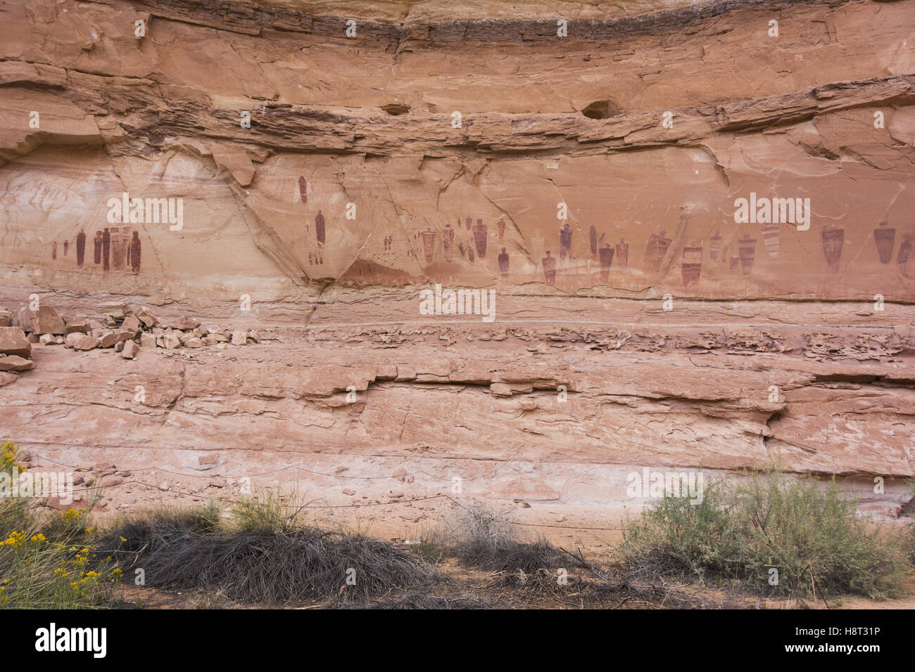 Utah, Canyonlands National Park, Horseshoe Canyon Unit, The Great ...