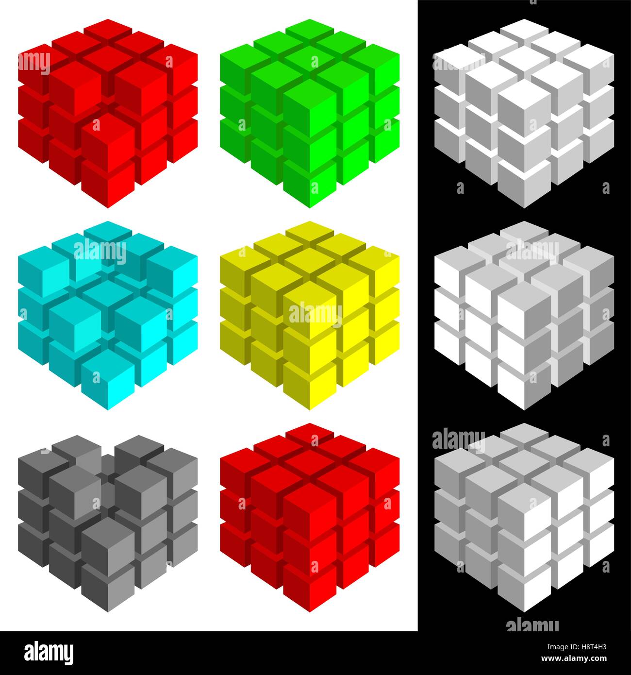 Cubes geometry hi-res stock photography and images - Alamy