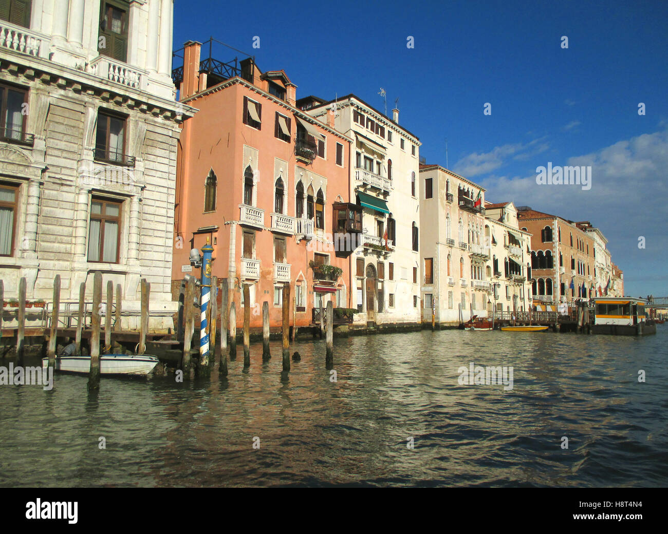 White and Orange Color Traditional Architecture against Sunny Blue Sky ...