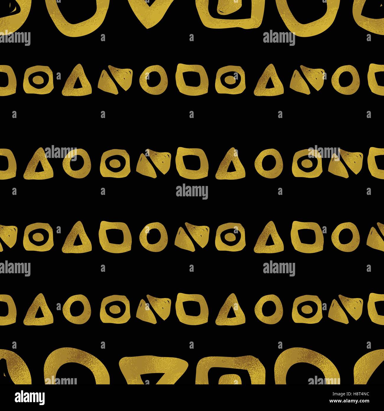 Geometric black and gold seamless pattern Stock Vector Image & Art - Alamy