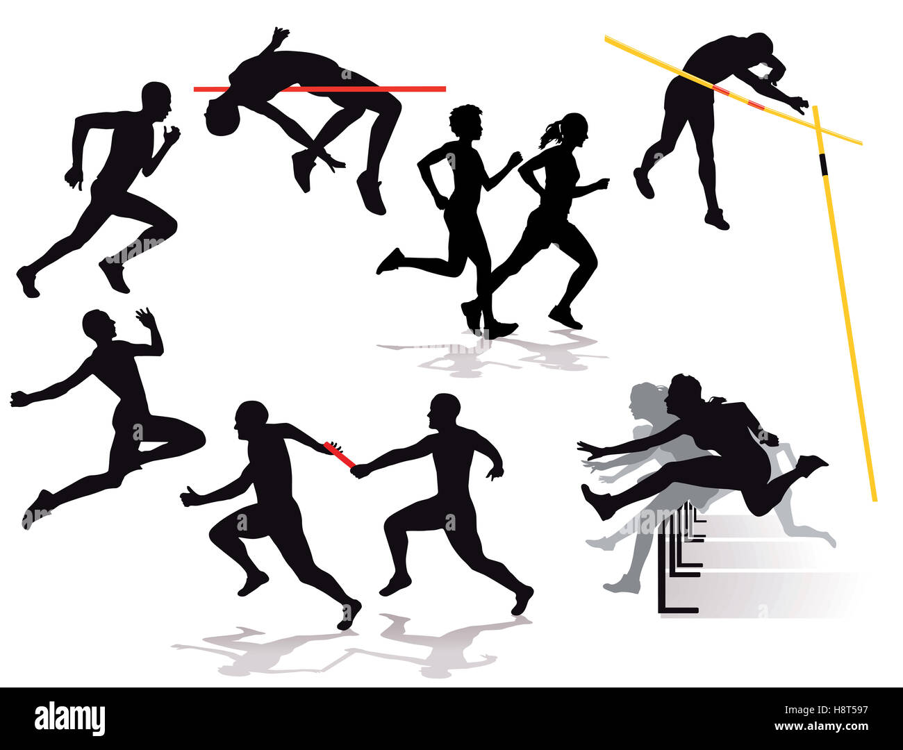 sporting event, Athlete, competition Stock Photo - Alamy