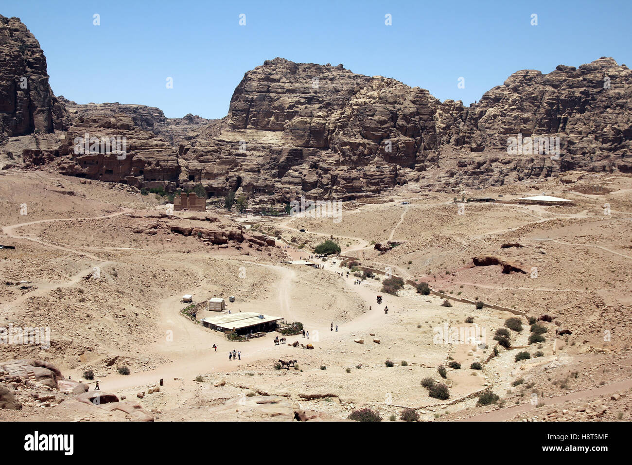 Panorama of Petra, Jordan Stock Photo - Alamy