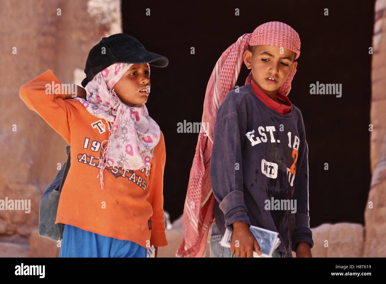 Boys in Jordan Stock Photo - Alamy