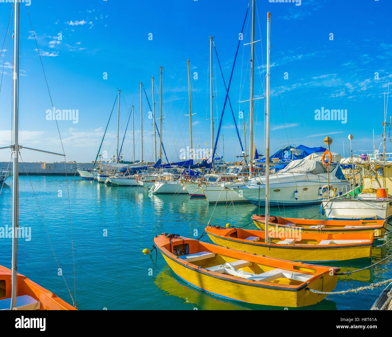 The trips on the sailing yachts are popular attraction in Tel Aviv ...