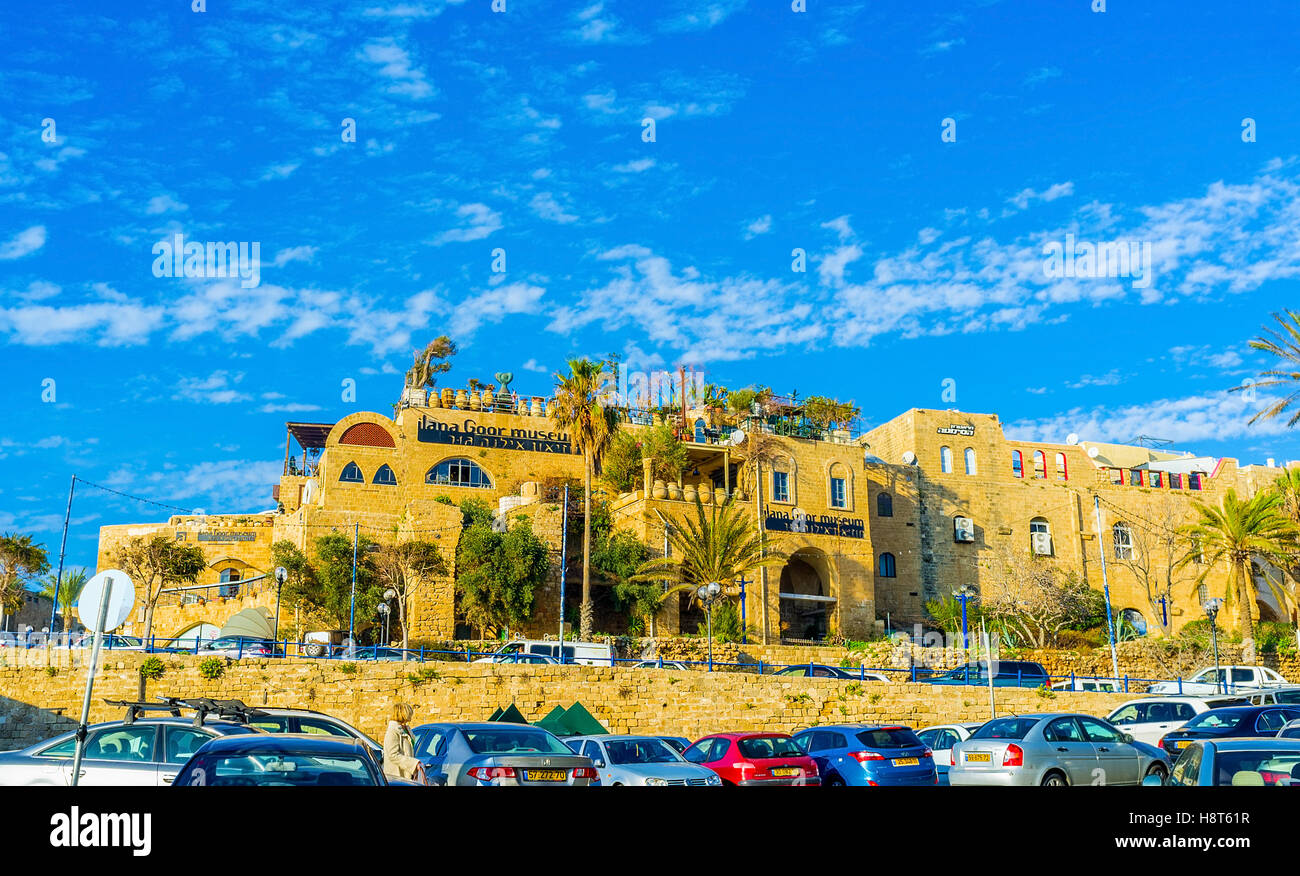 The artists' quarter in old Jaffa is the popular tourist place with ...