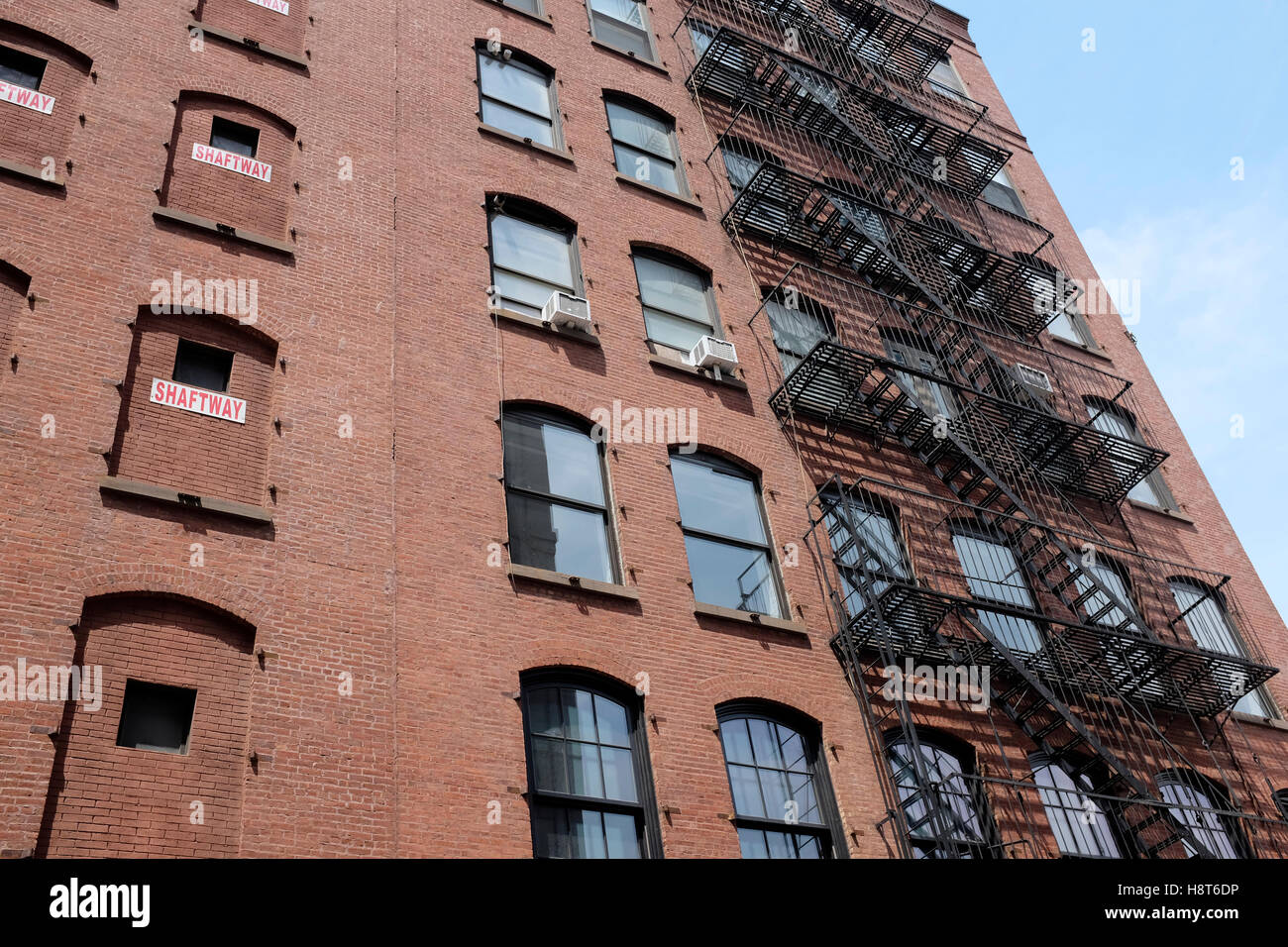 Buildings with fire ladders hi-res stock photography and images - Alamy