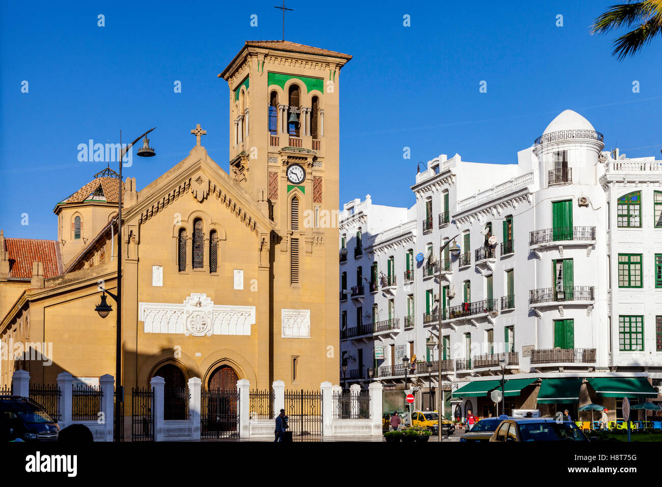 Morocco street tetouan church hi-res stock photography and images - Alamy