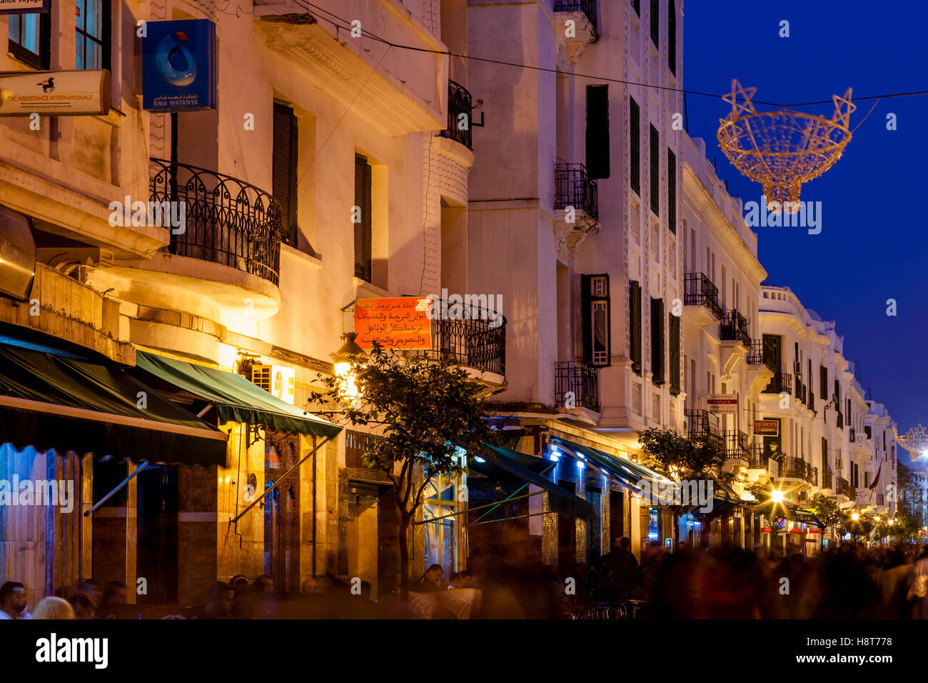Spanish Colonial Architecture Tetouan Morocco High Resolution Stock ...