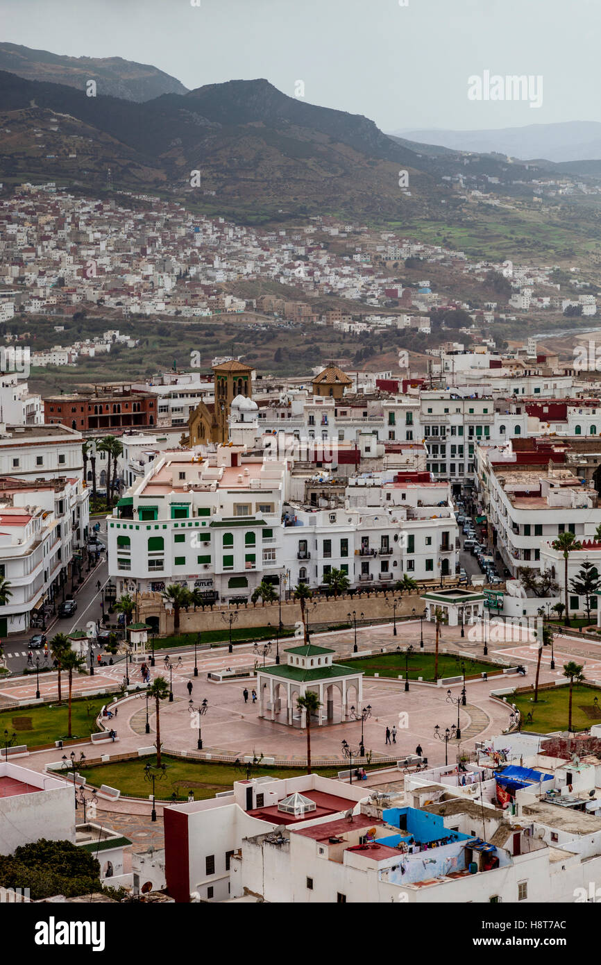 An View Of The City Of Tetouan Looking Towards The Rif Mountains ...