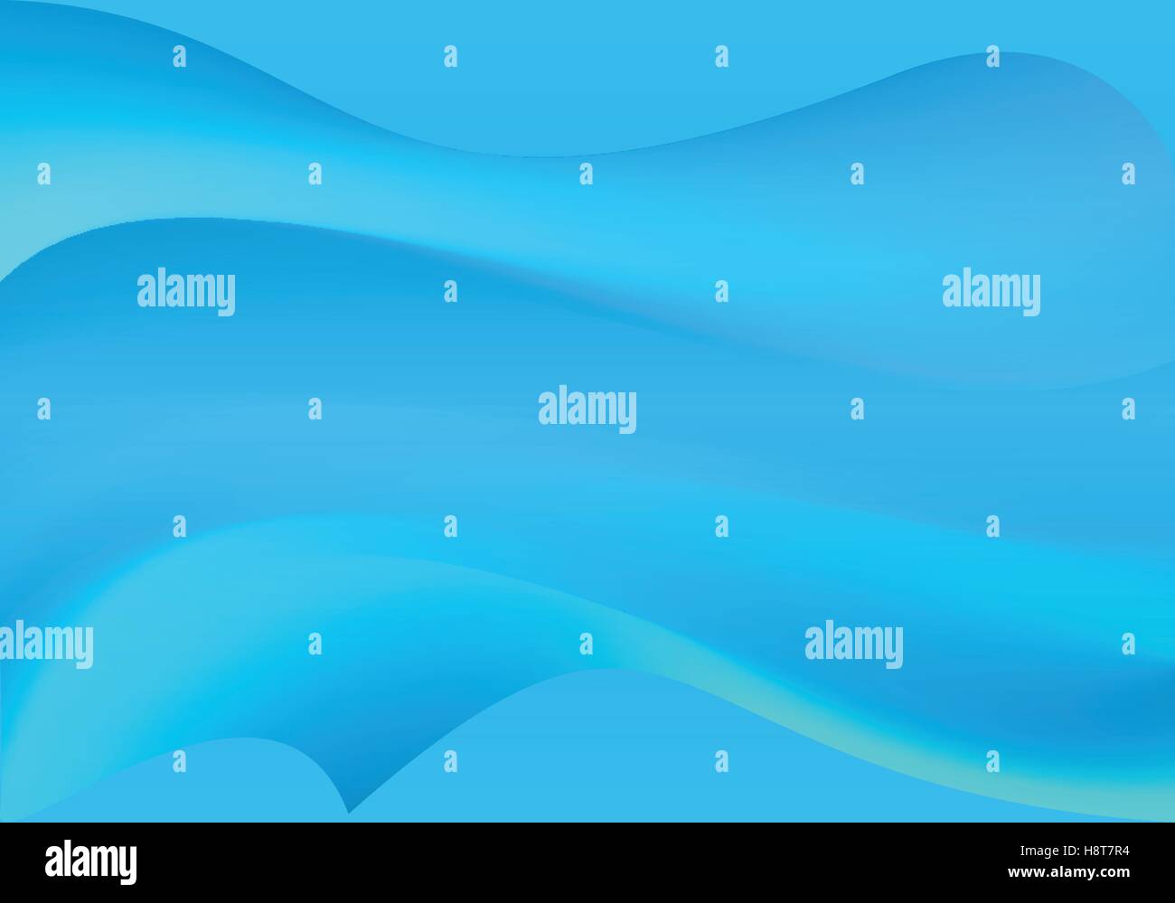 Bright blue tone vector waves abstract background Stock Vector Image ...