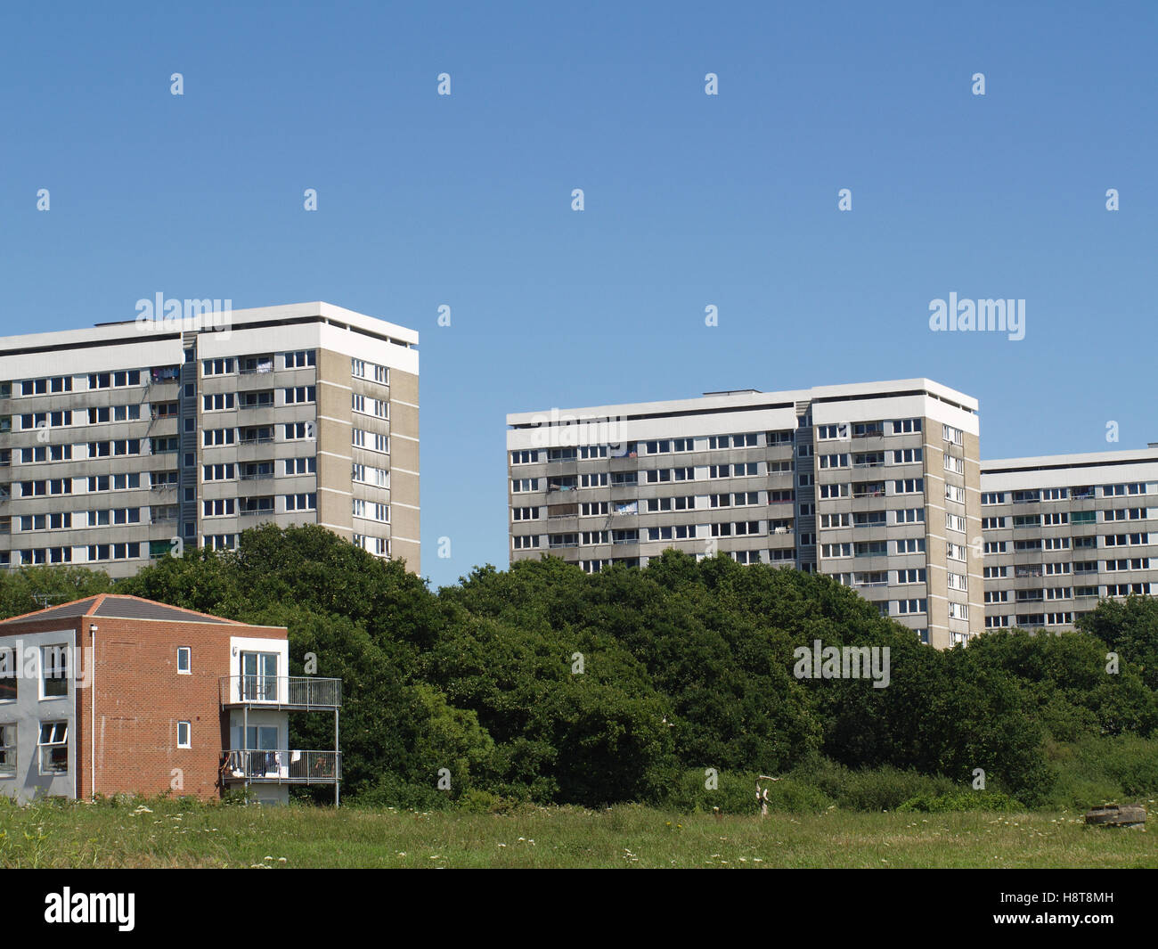 Canberra towers southampton hi-res stock photography and images - Alamy