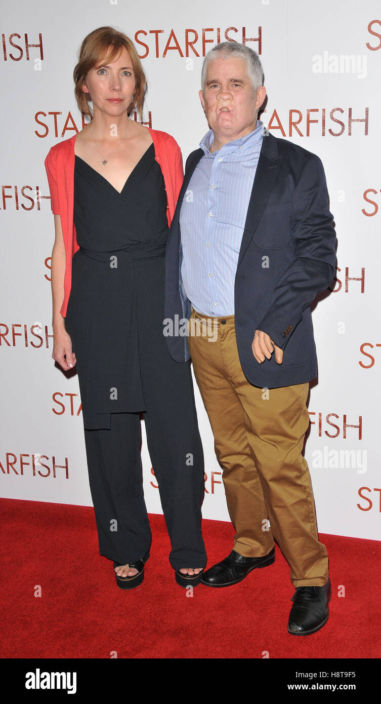 London, UK Nicola Ray and Tom Ray at the "Starfish" UK film premiere ...