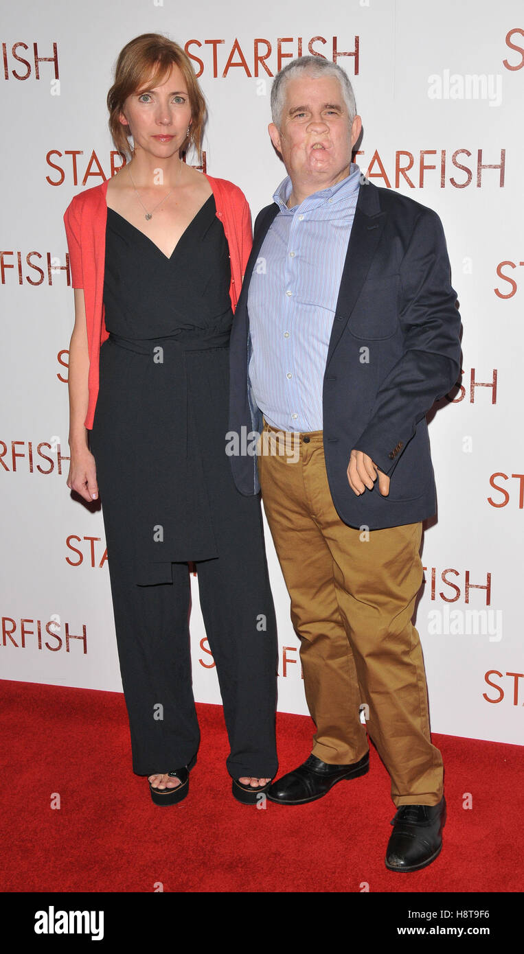 London, UK Nicola Ray and Tom Ray at the "Starfish" UK film premiere ...