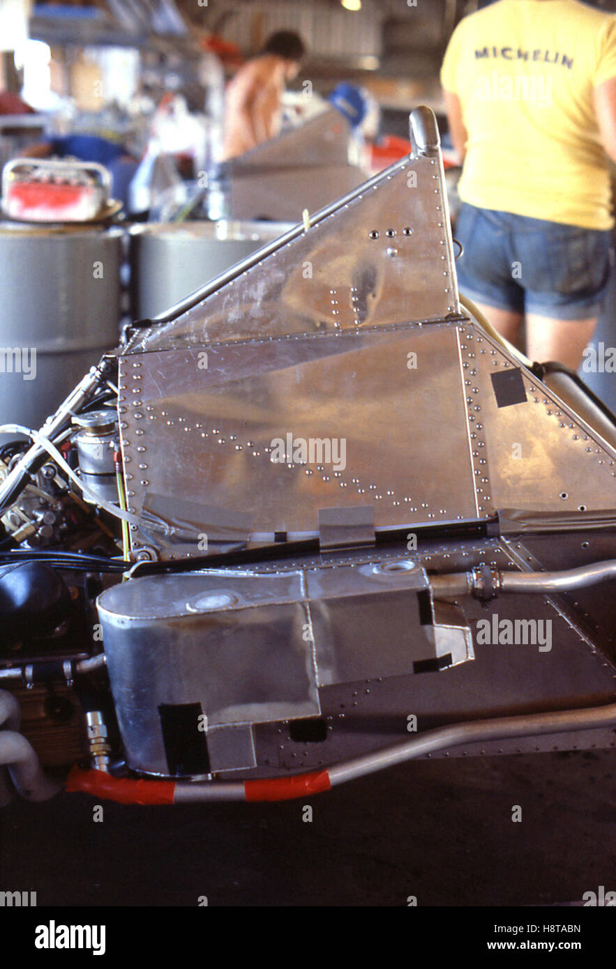 1979 SOUTH AFRICAN GP FERRARI T4 TANK SECTION Stock Photo - Alamy