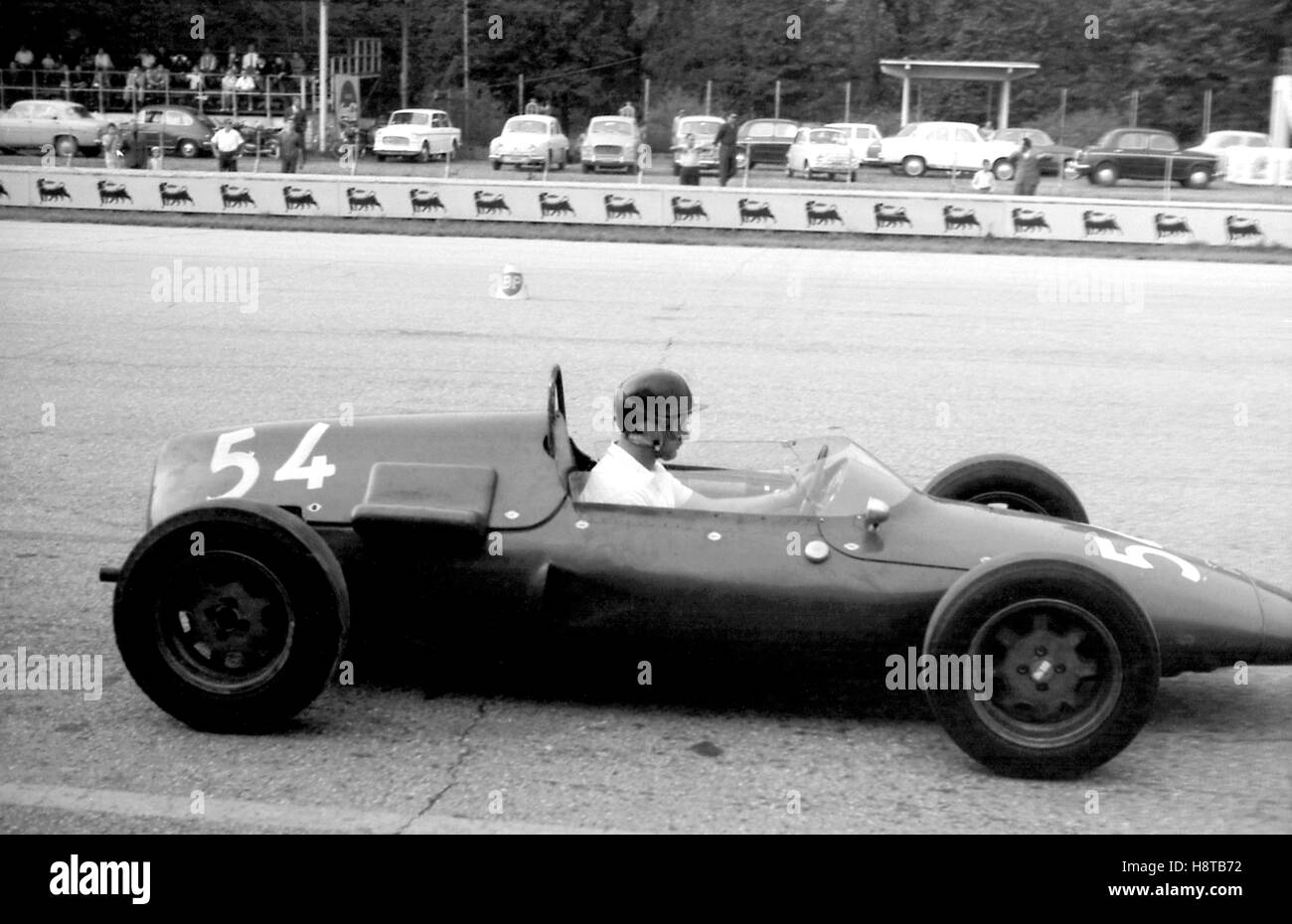 1961 ITALIAN GP BUSSINELLO DE TOMASO CONRERO PITS Stock Photo - Alamy