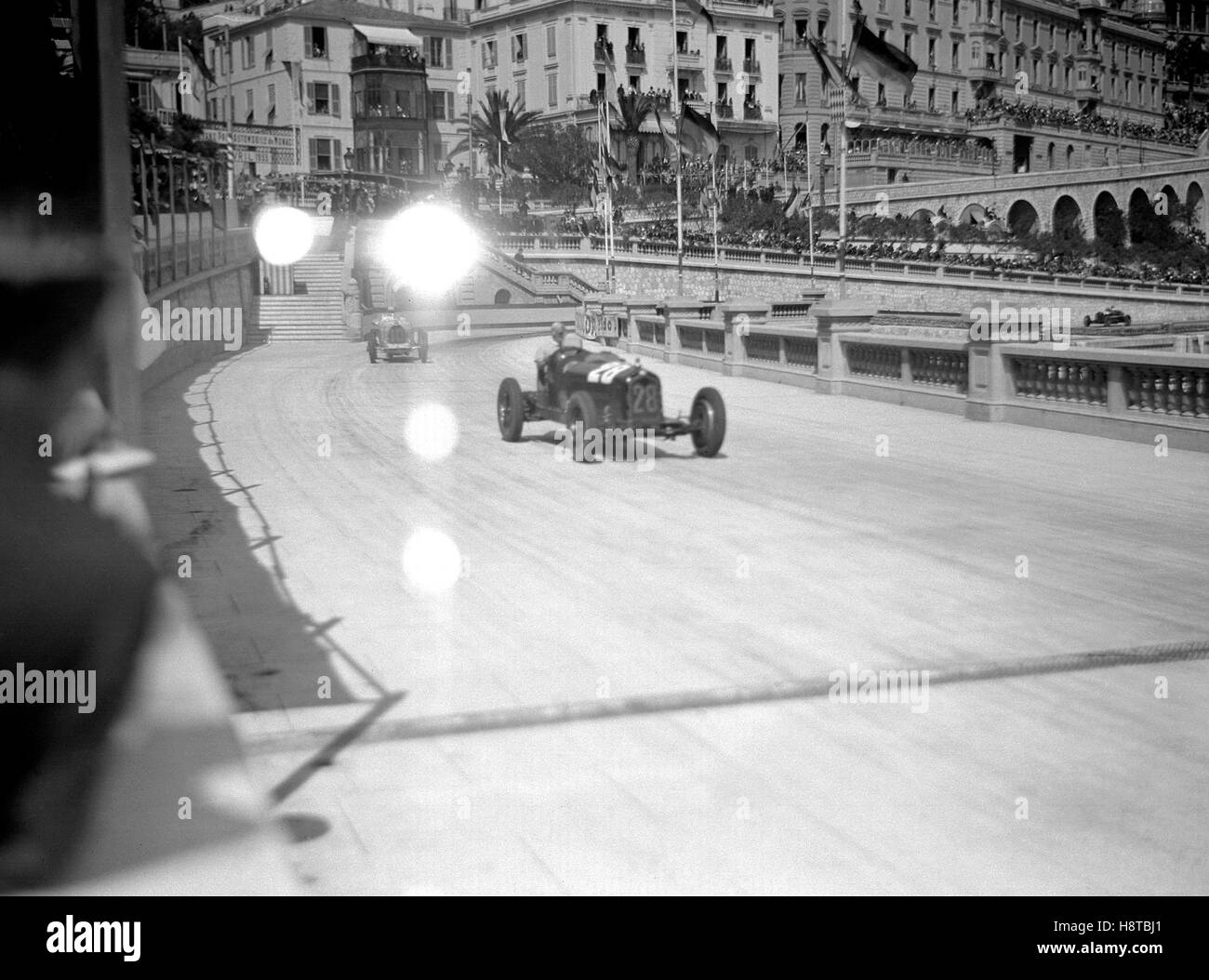 MONACO GP ALFA ROMEO V BUGATTI TABAC Stock Photo - Alamy