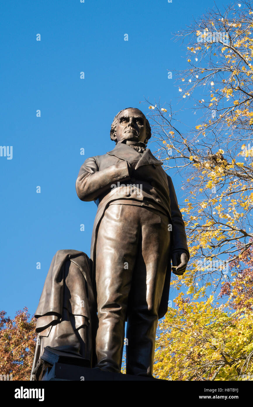 Statue of Daniel Webster, Central Park, NYC Stock Photo - Alamy