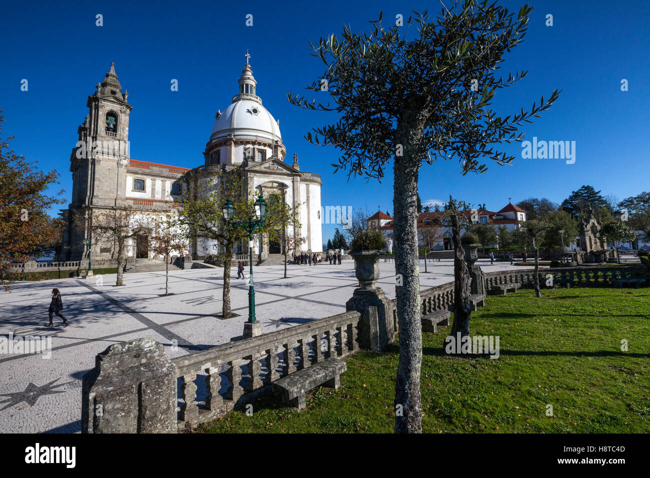 Sameiro Sanctuary, Santuário do Sameiro, Braga, Portugal Stock Photo ...