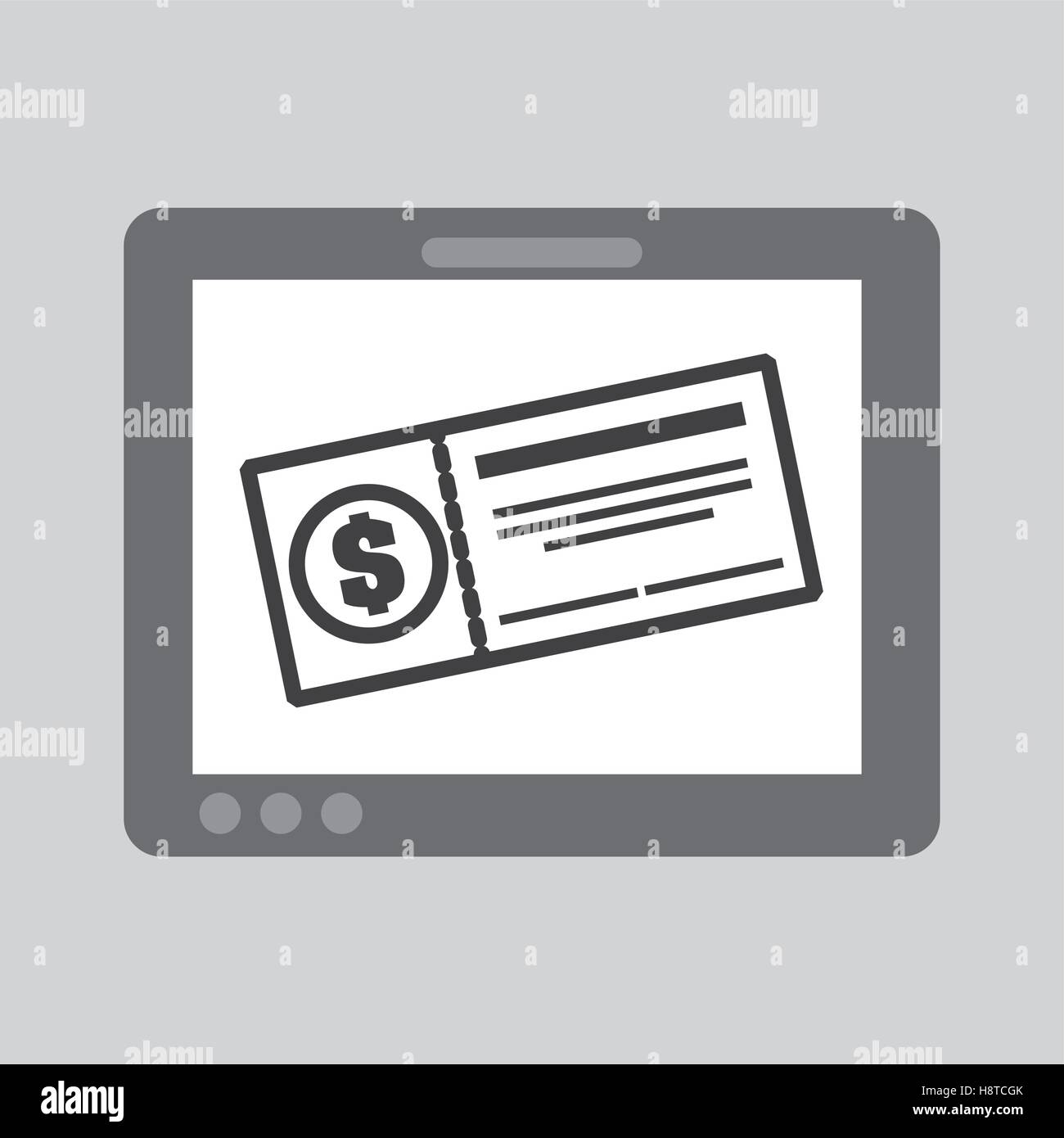Ipad payments Stock Vector Images - Alamy