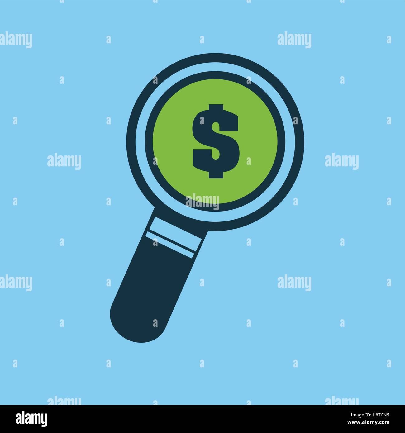 hand putting search money vector illustration eps 10 Stock Vector Image ...