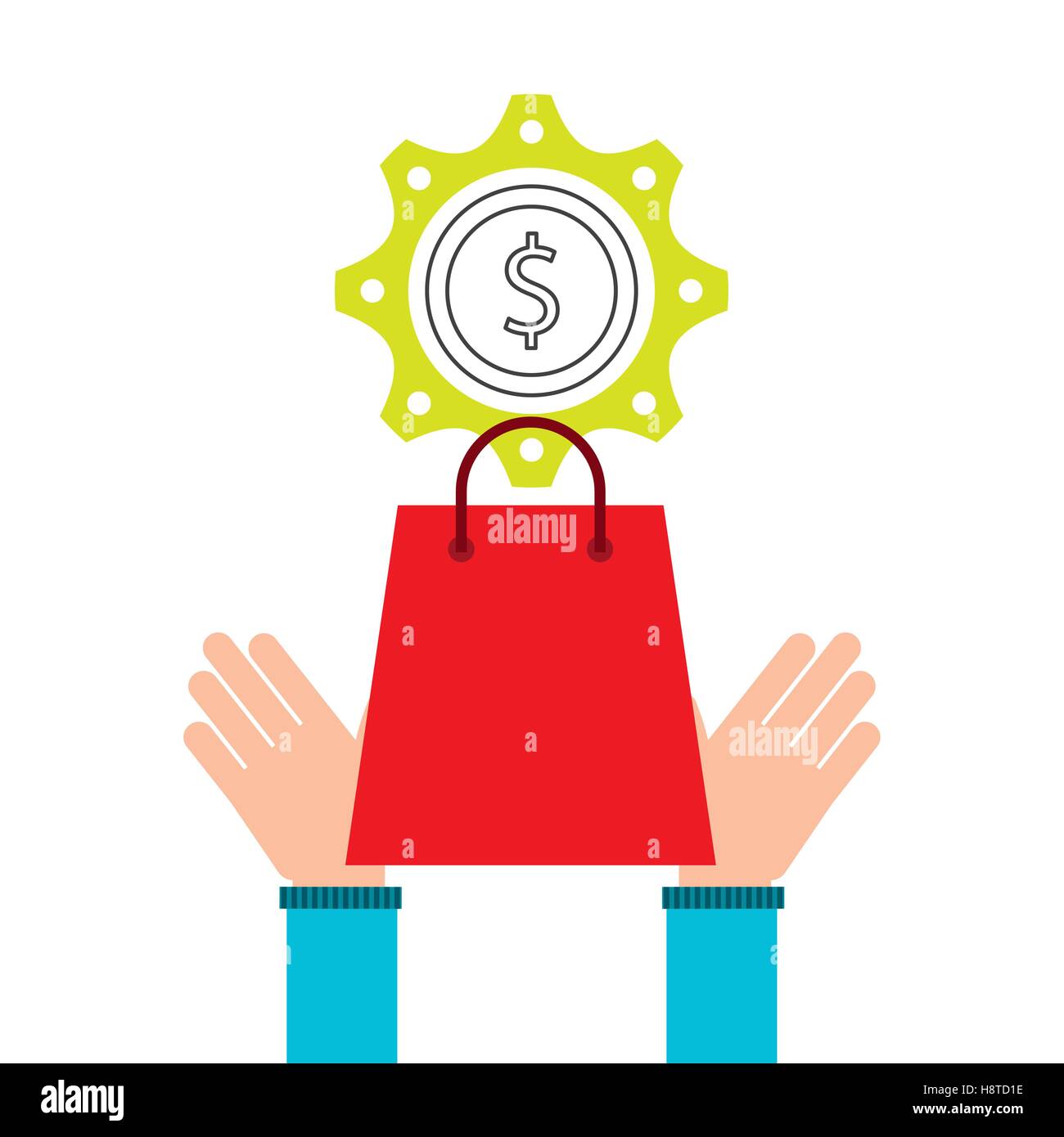 shopping e-commerce money icon graphic vector illustration eps 10 Stock ...