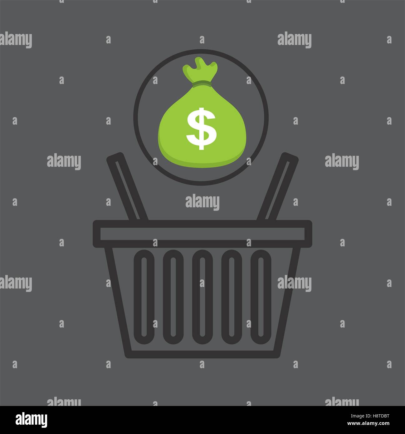 Wrapping customer Stock Vector Images - Alamy