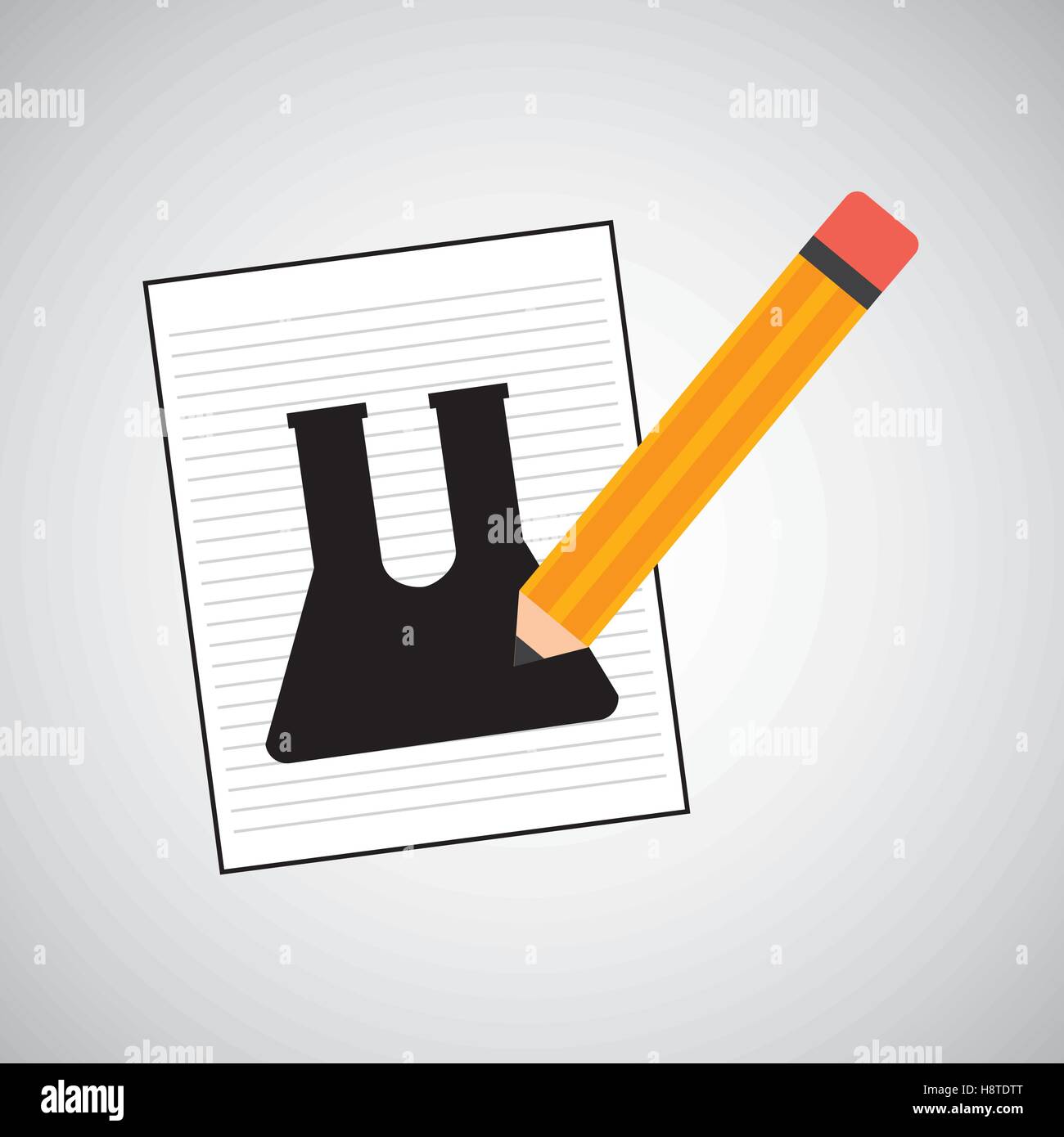 research chemical test tube lab drawing icon vector illustration eps 10 ...