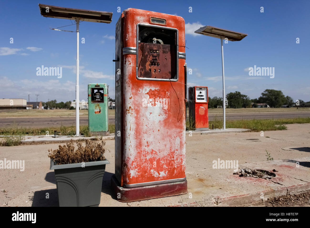Adrian, Texas, United States. Route 66 Stock Photo - Alamy