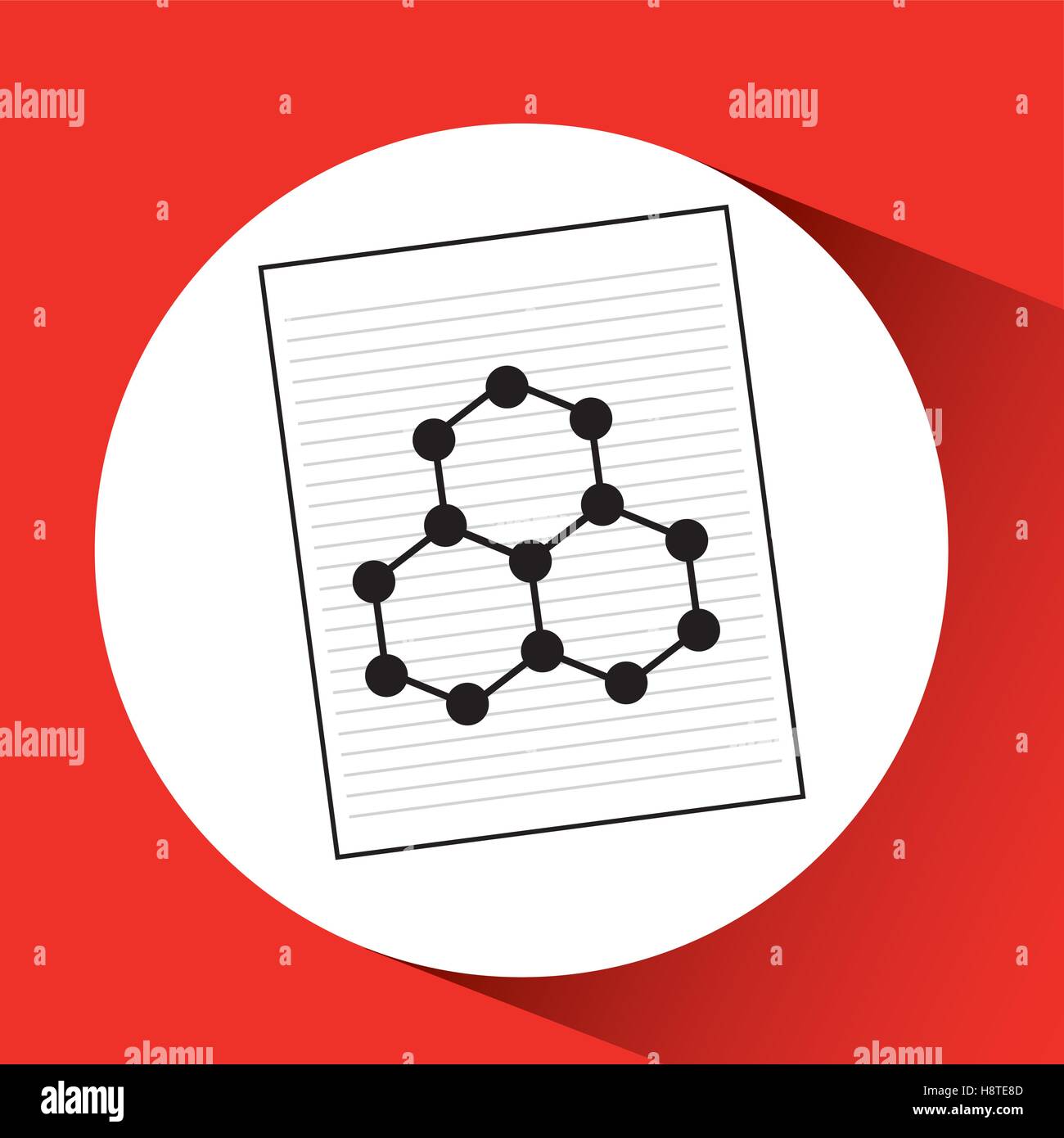 science laboratory molecule structure drawing graphic vector ...