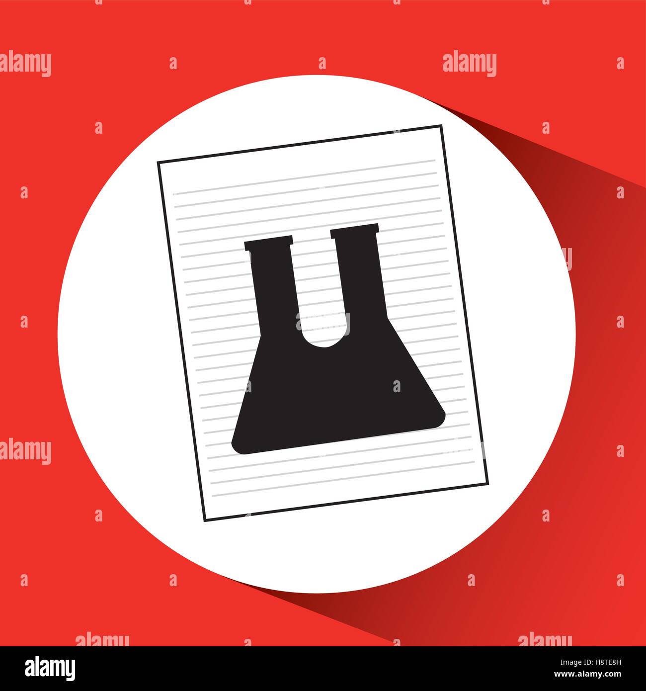 research chemical test tube lab drawing icon vector illustration eps 10 ...