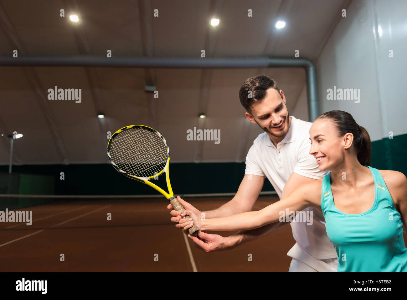 Tennis lesson hi-res stock photography and images - Alamy
