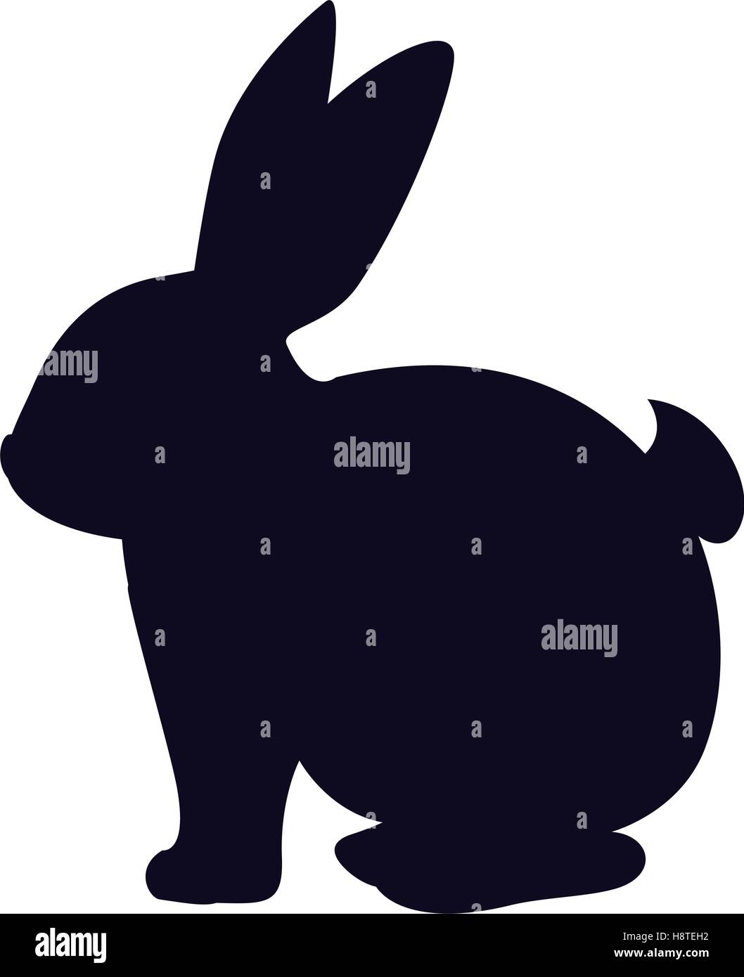 Rabbit animal icon. Life nature fauna and creature theme. Isolated ...