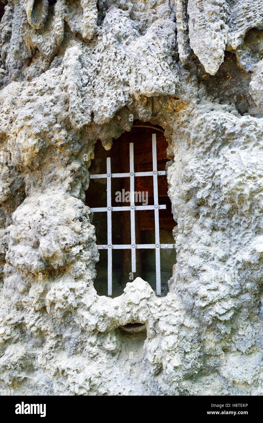 Creepy window at Wallenstein Palace, Prague Stock Photo - Alamy
