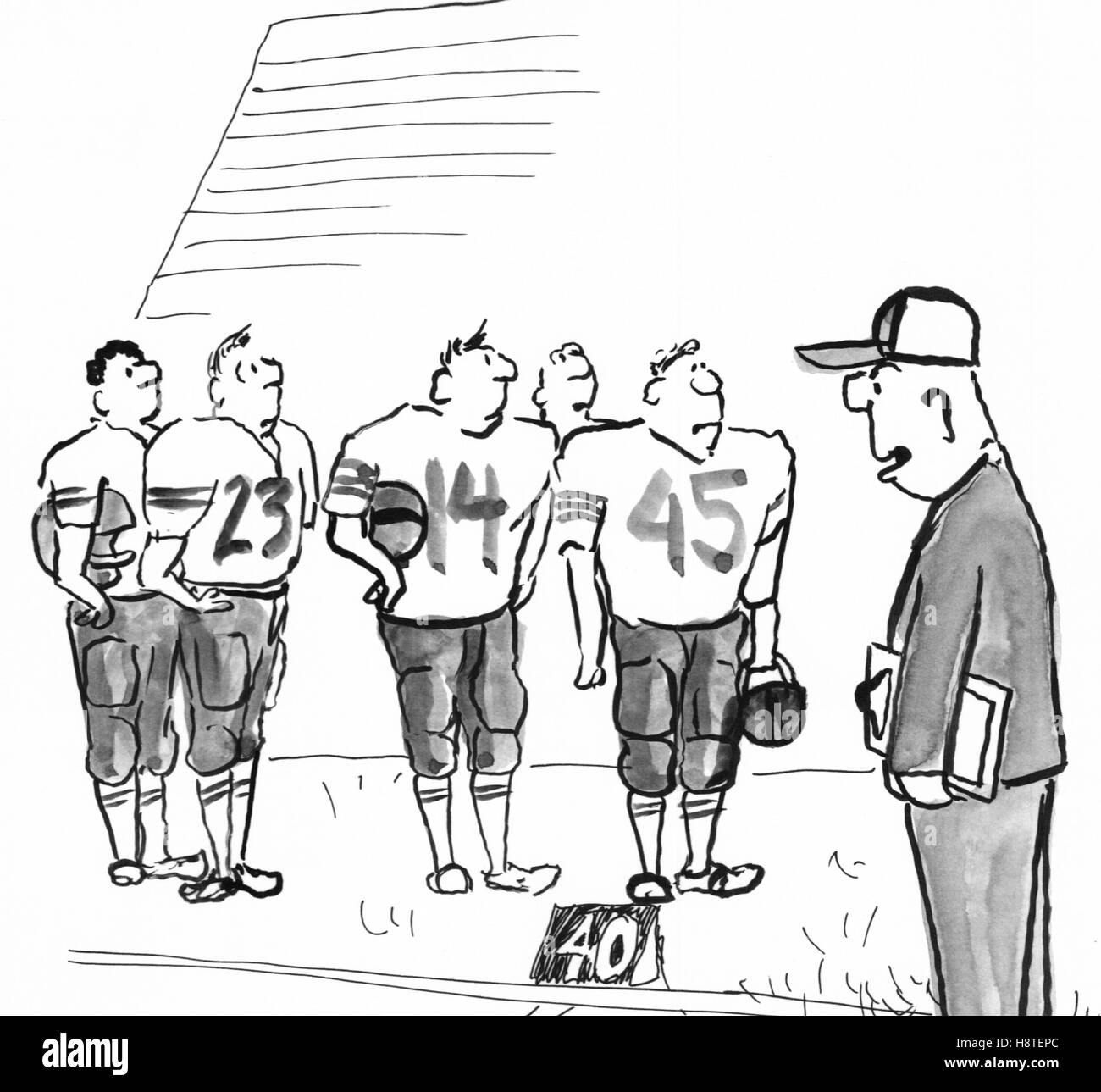 Black Football Coach Clipart