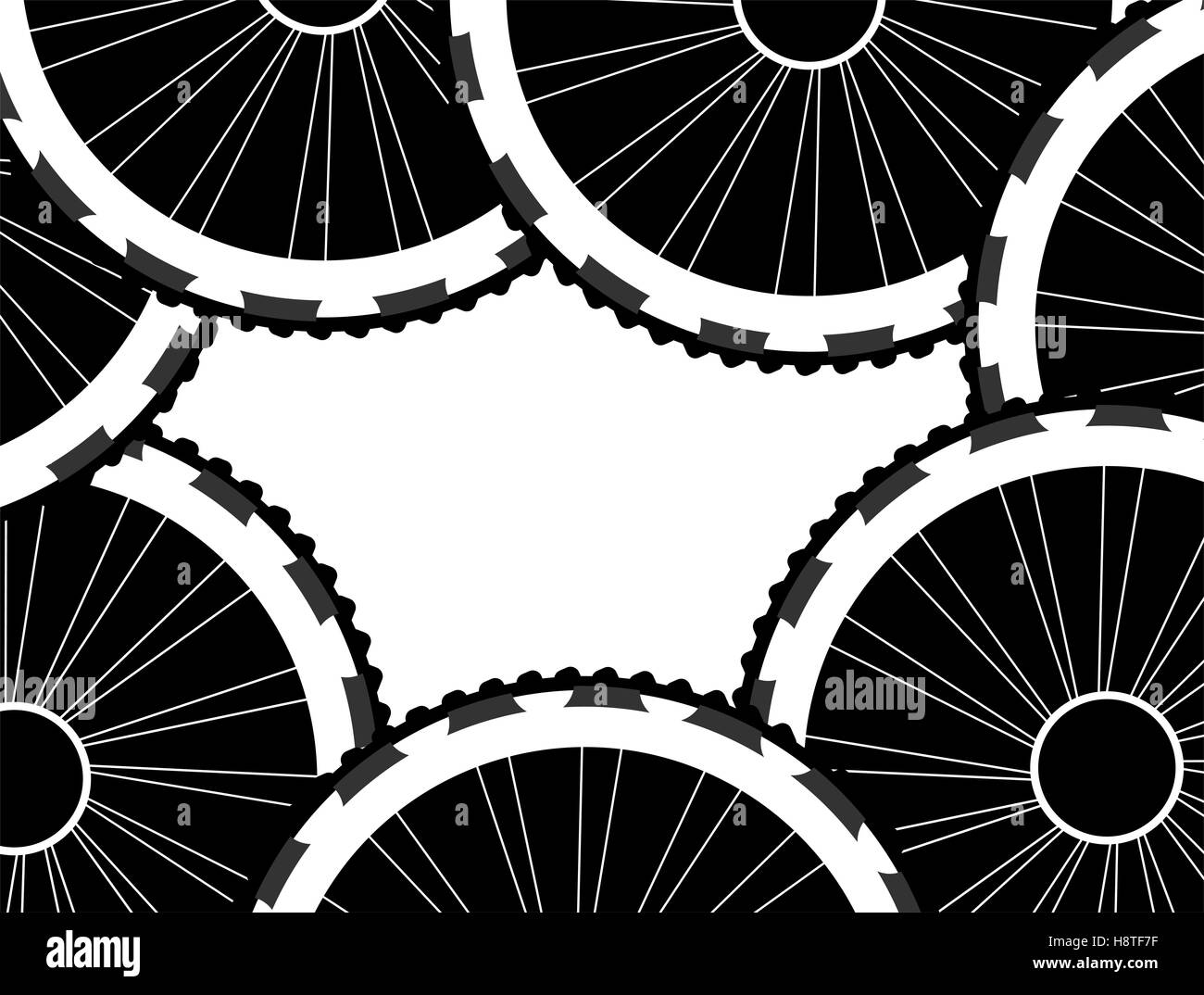 bike wheels background pattern. Pattern of bicycle wheels. bicycle ...