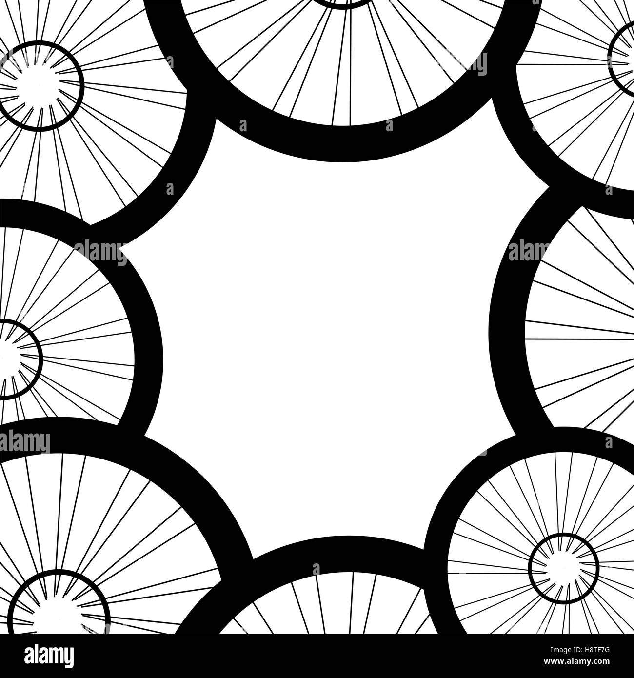 bike wheels background pattern. Pattern of bicycle wheels. bicycle ...