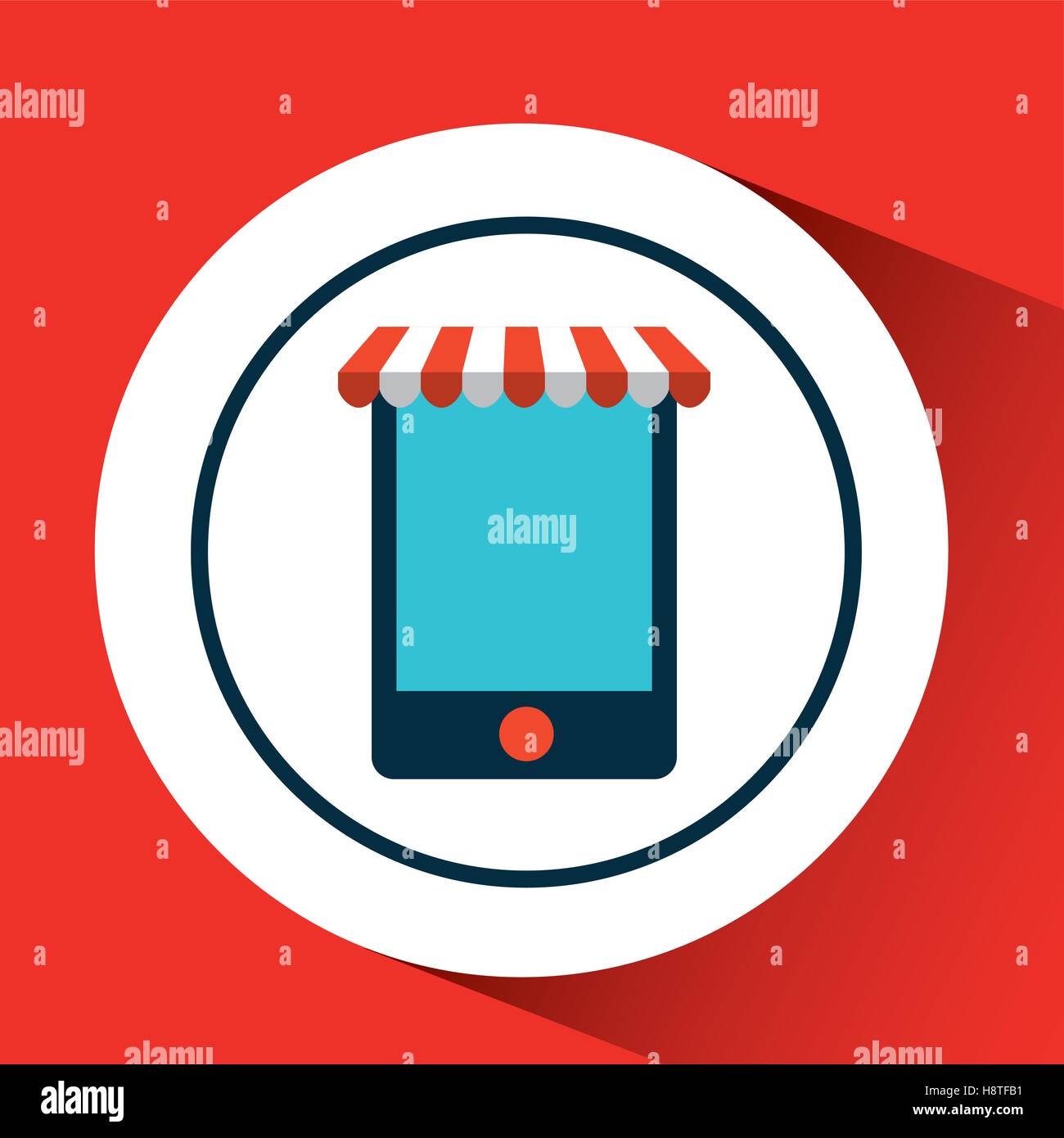 digital e-commerce smartphone icon design vector illustration eps 10 Stock Vector Image & Art ...