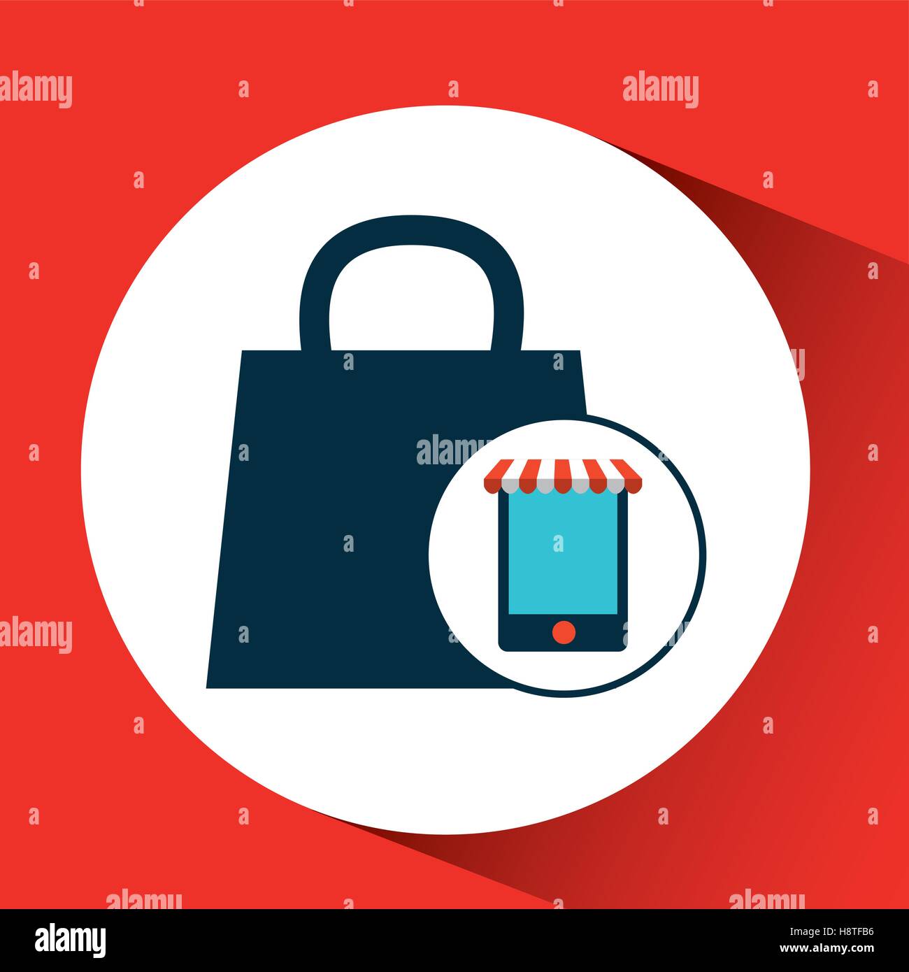 digital e-commerce bag gift design icon vector illustration eps 10 ...