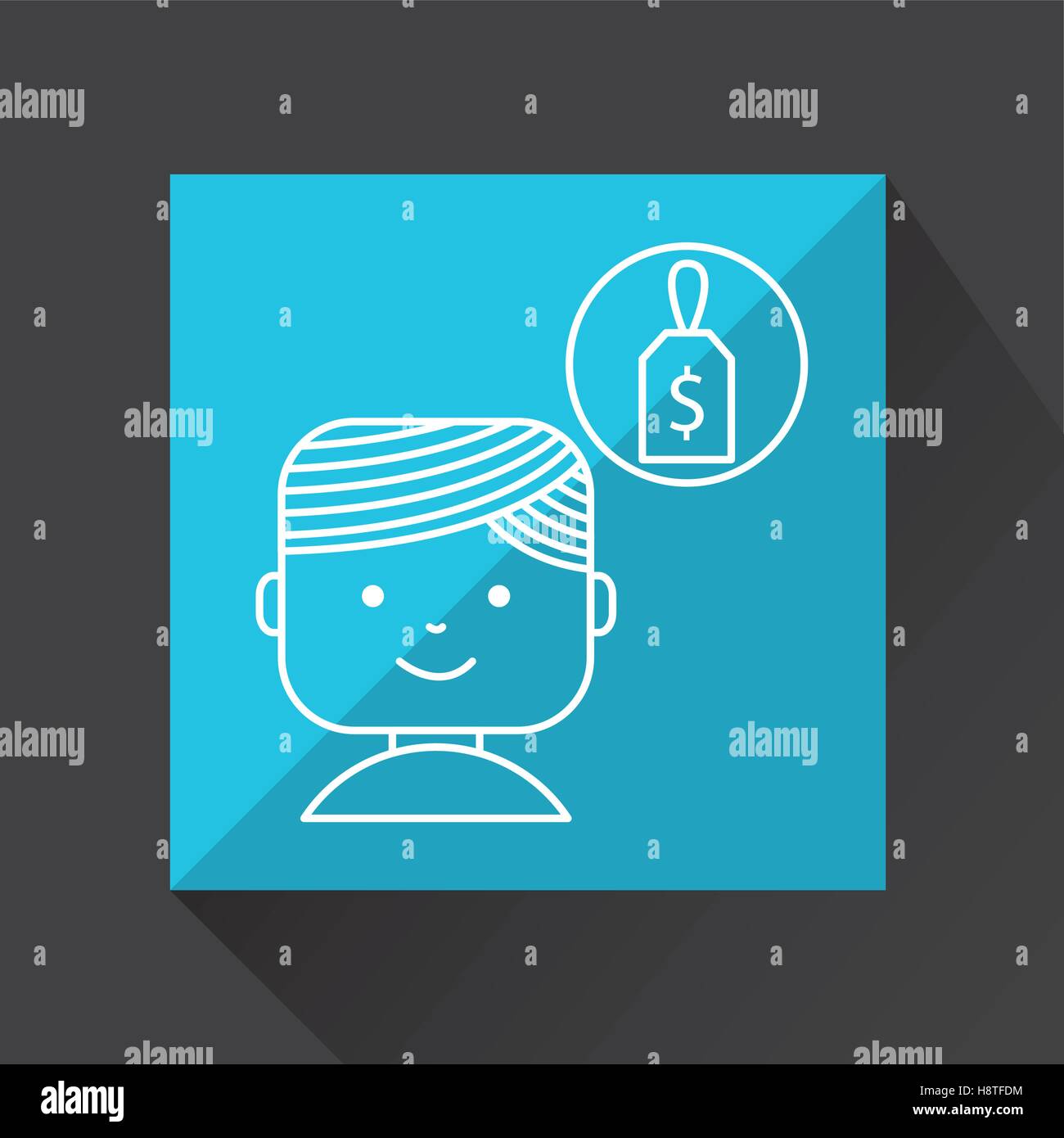 cartoon person money dollar design vector illustration eps 10 Stock ...