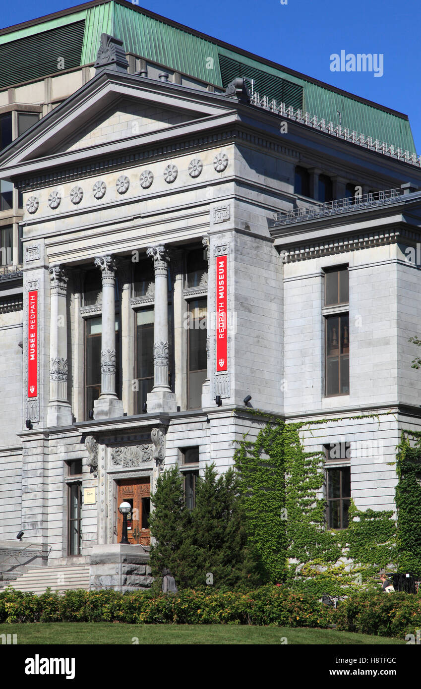 Canada, Quebec, Montreal, McGill University, Redpath Museum Stock Photo ...