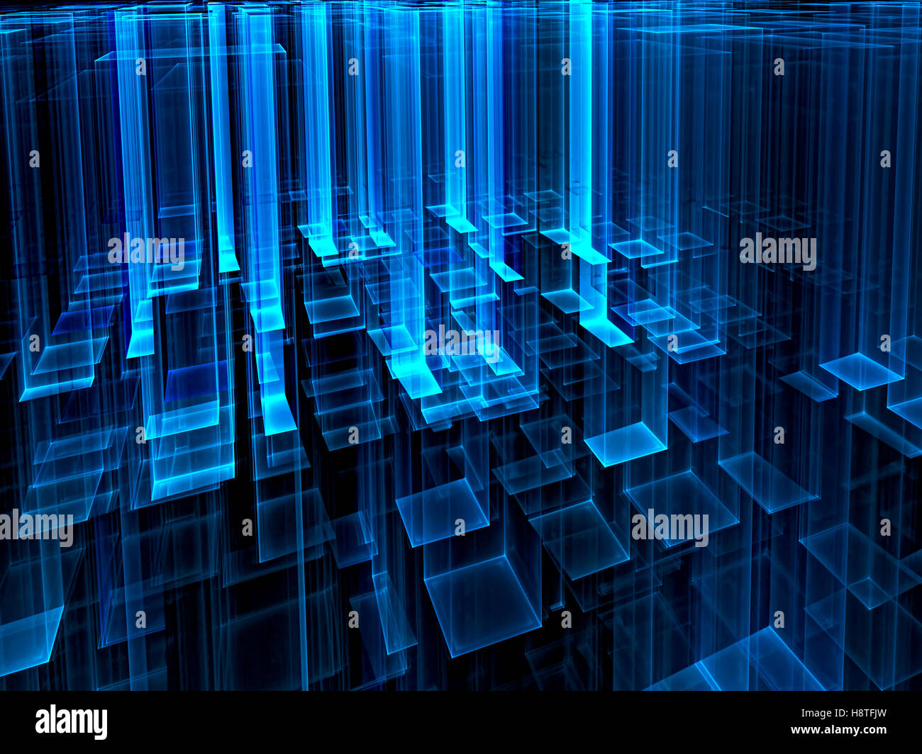 Abstract glass tech background - digitally generated image Stock Photo ...