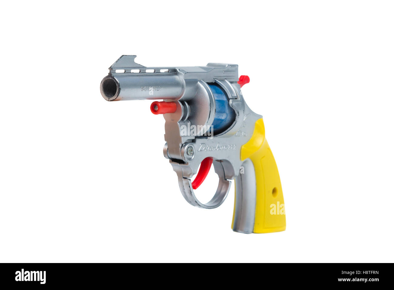 Toy plastic silver hand gun hi-res stock photography and images - Alamy