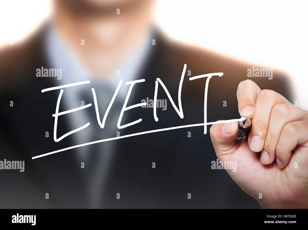 event written by hand, hand writing on transparent board, photo Stock ...