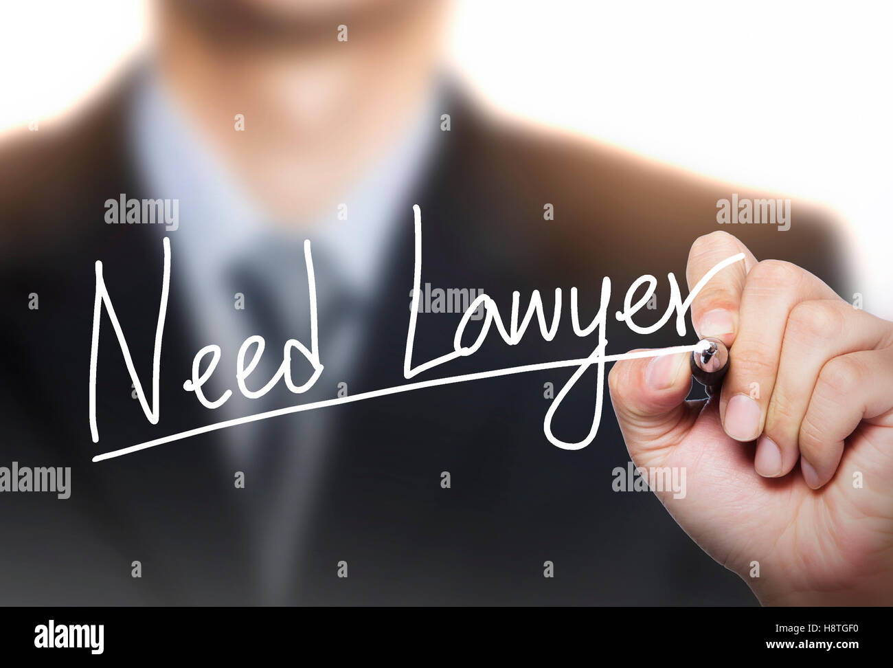 need lawyer written by hand, hand writing on transparent board, photo ...
