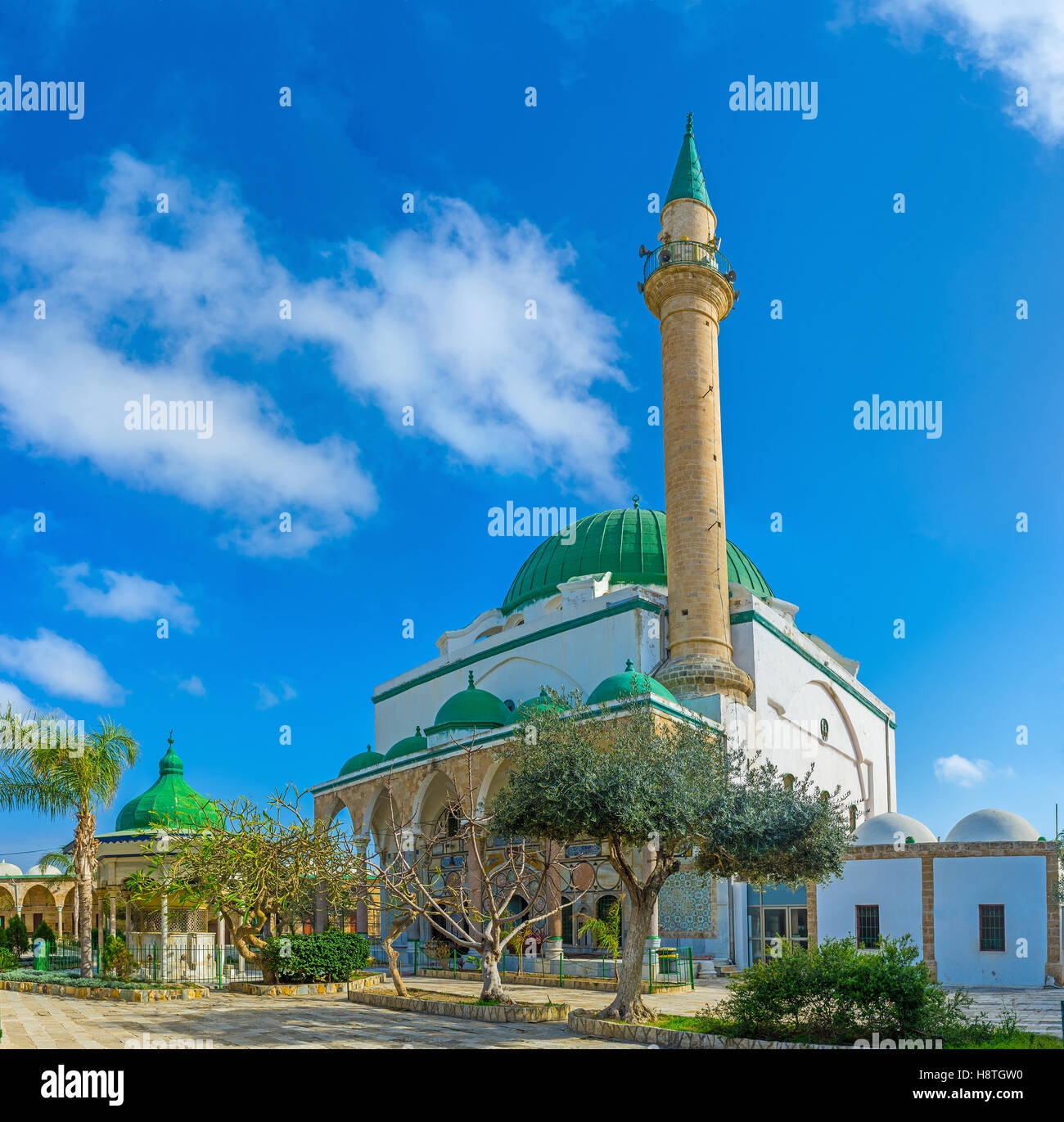 The Al-Jazzar Mosque, also famous as the White Mosque, is the Ottoman ...