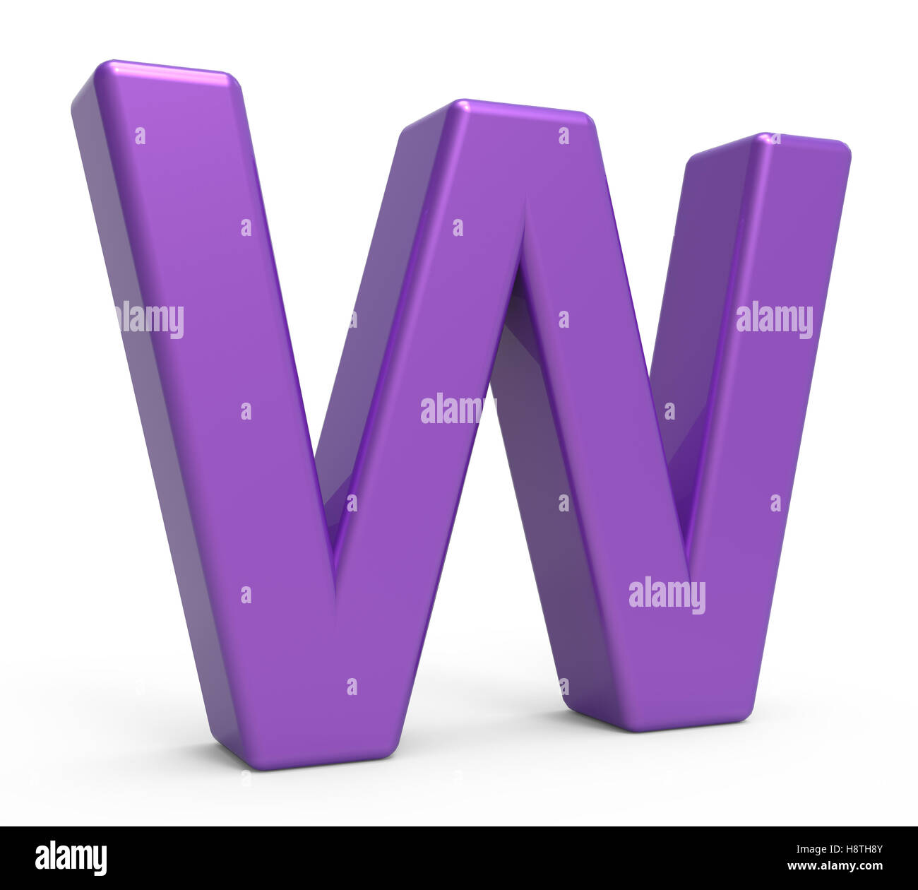 W typography font letter type hi-res stock photography and images - Alamy
